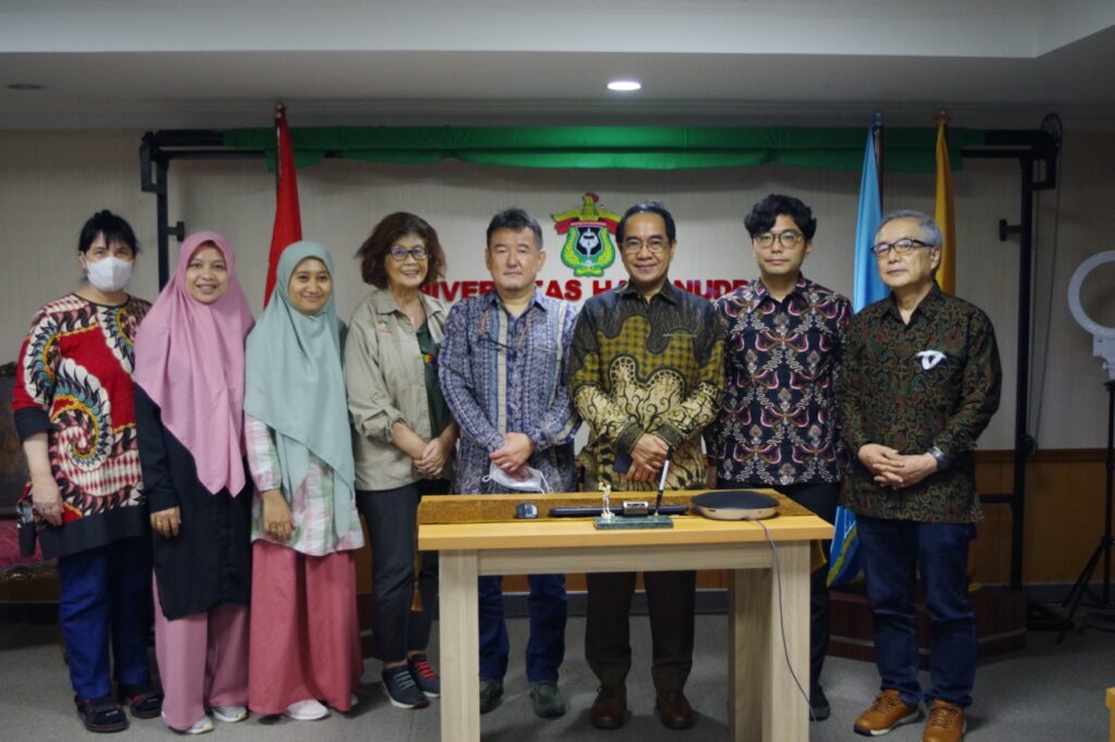 A meeting with Prof. Jamaluddin Jompa, president of Hasanuddin ...